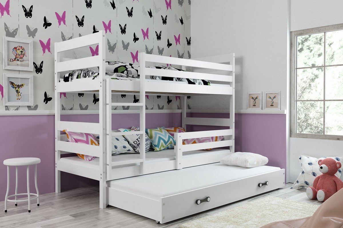 Kinder Etagen Bett mit Bett Erik - white - banaby.de Kinder Etagen Bett mit Bett Erik - white - banaby.de