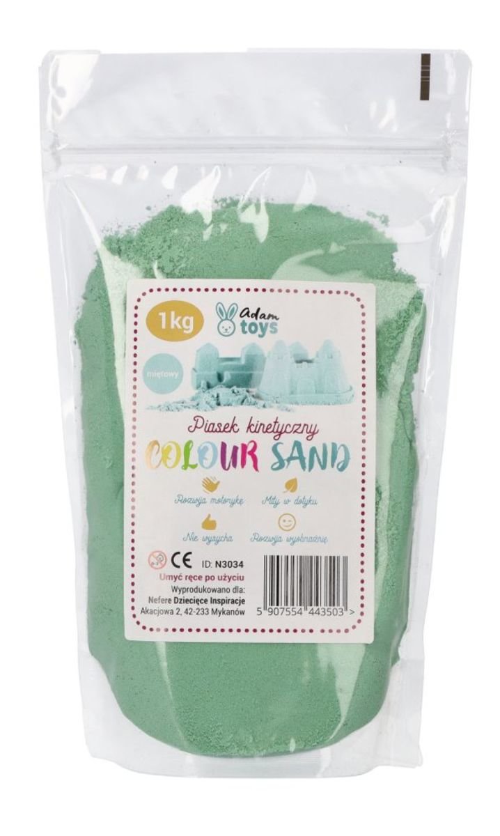 Kinetischer Sand Color Sand 1kg - mint - banaby.de