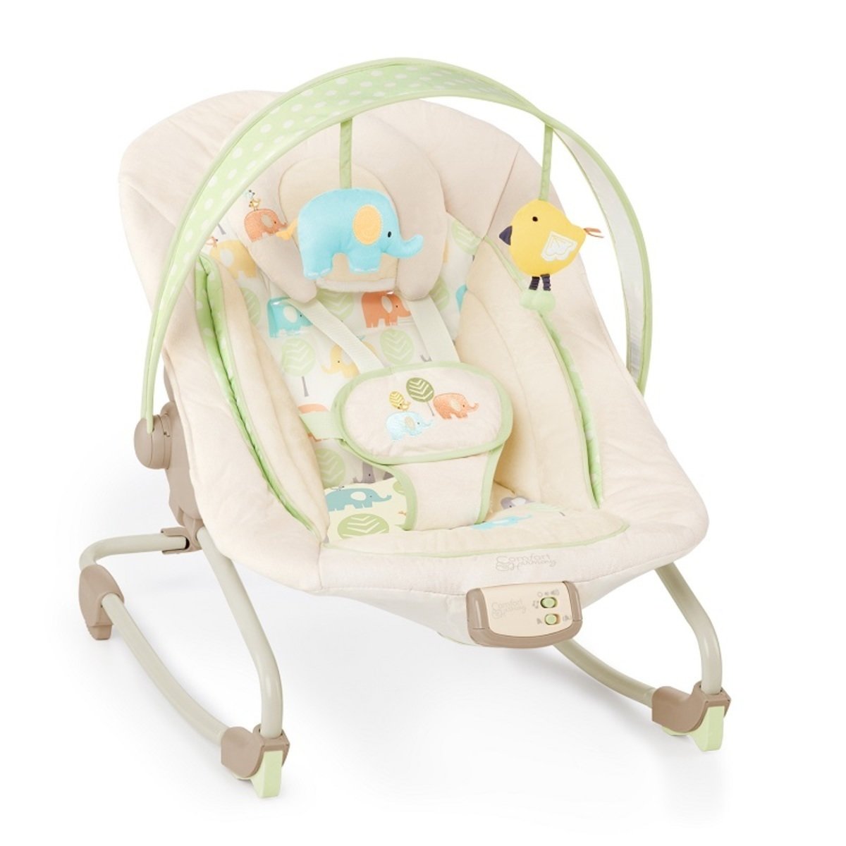 Babywippe Bright Starts Elepaloo mit Vibrationen - banaby.de