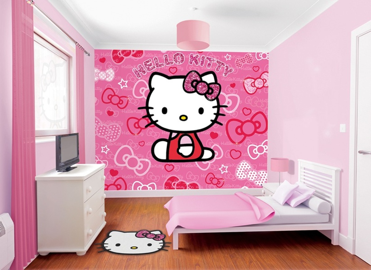3D Tapete Hello Kitty - banaby.de